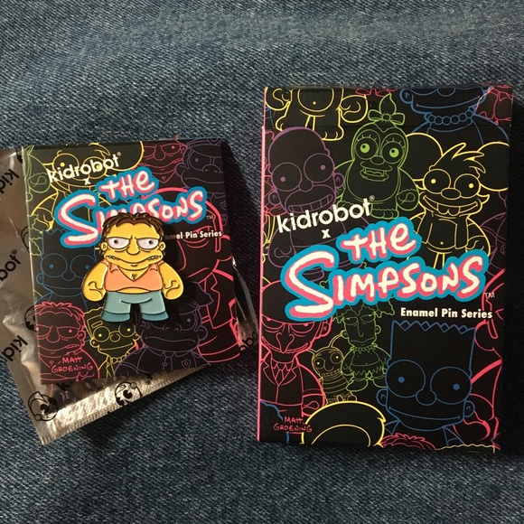 Kidrobot | Accessories | Kidrobot X Simpsons Barney Enamel Pin | Poshmark
